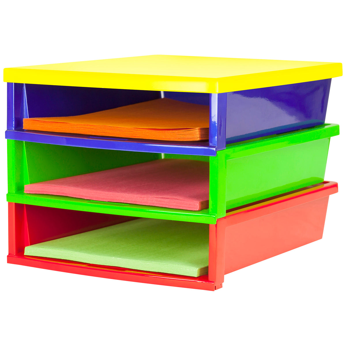 Quick Stack Construction Paper Organizer – School Supplies 4 Less